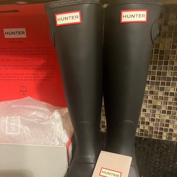 Hunter | Shoes | New Hunter Tall Boots Black | Poshmark